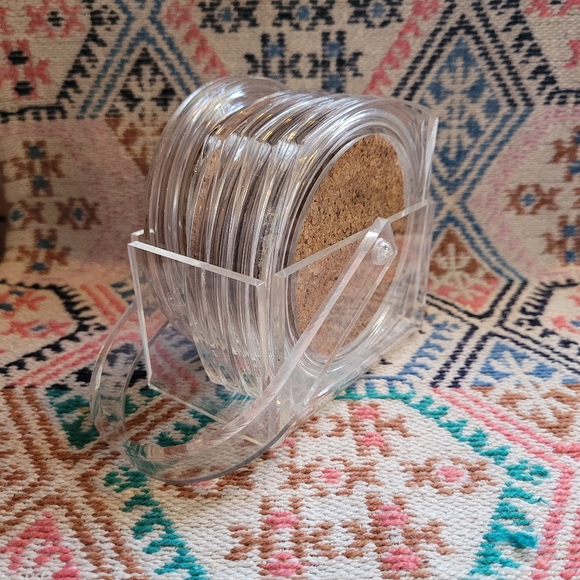Dining | Vintage Lucite Coasters Caddy | Poshmark